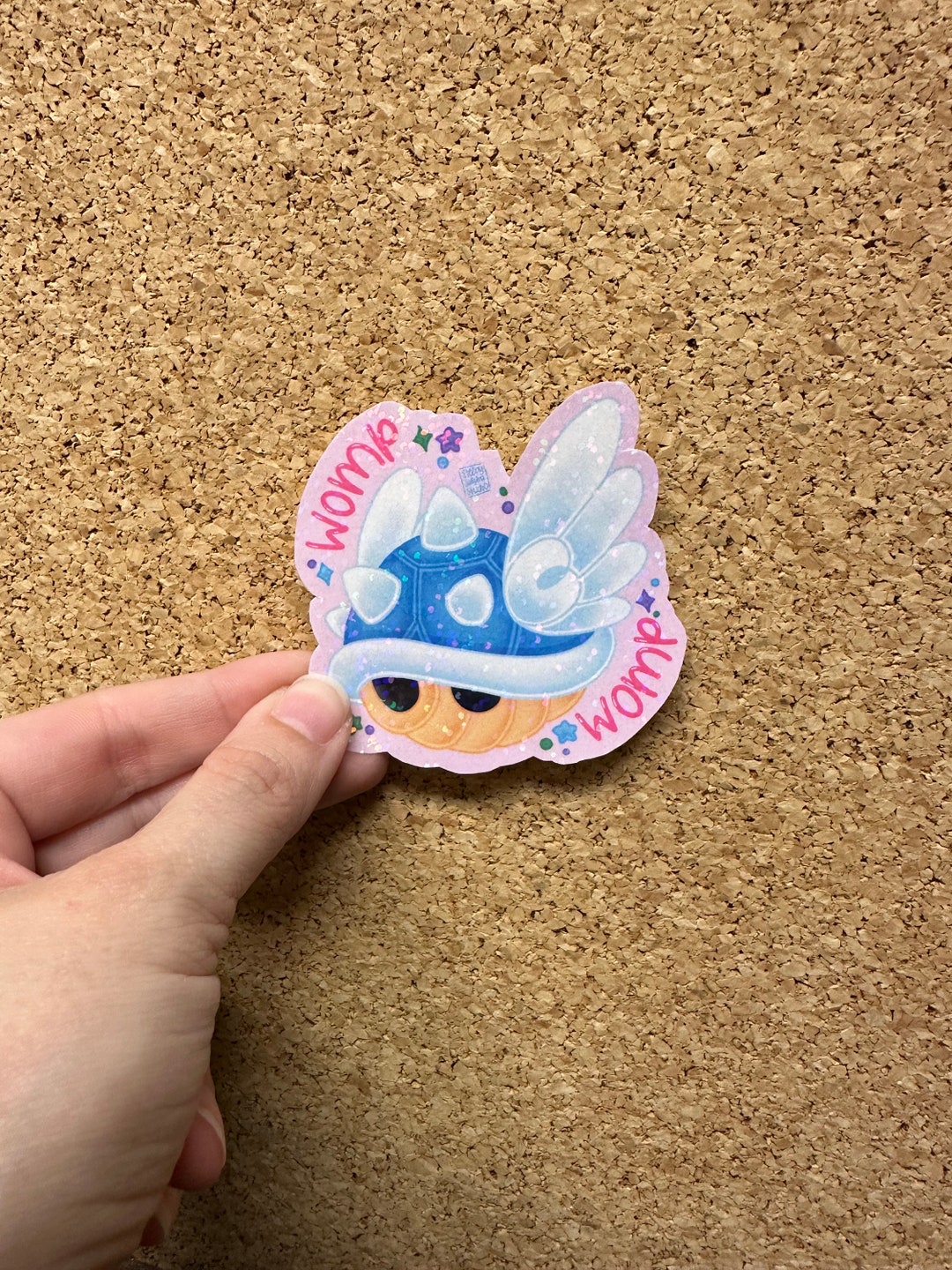 Blue Shell womp Womp Sticker Video Game Stickers Gamer Girl Pink Cute ...