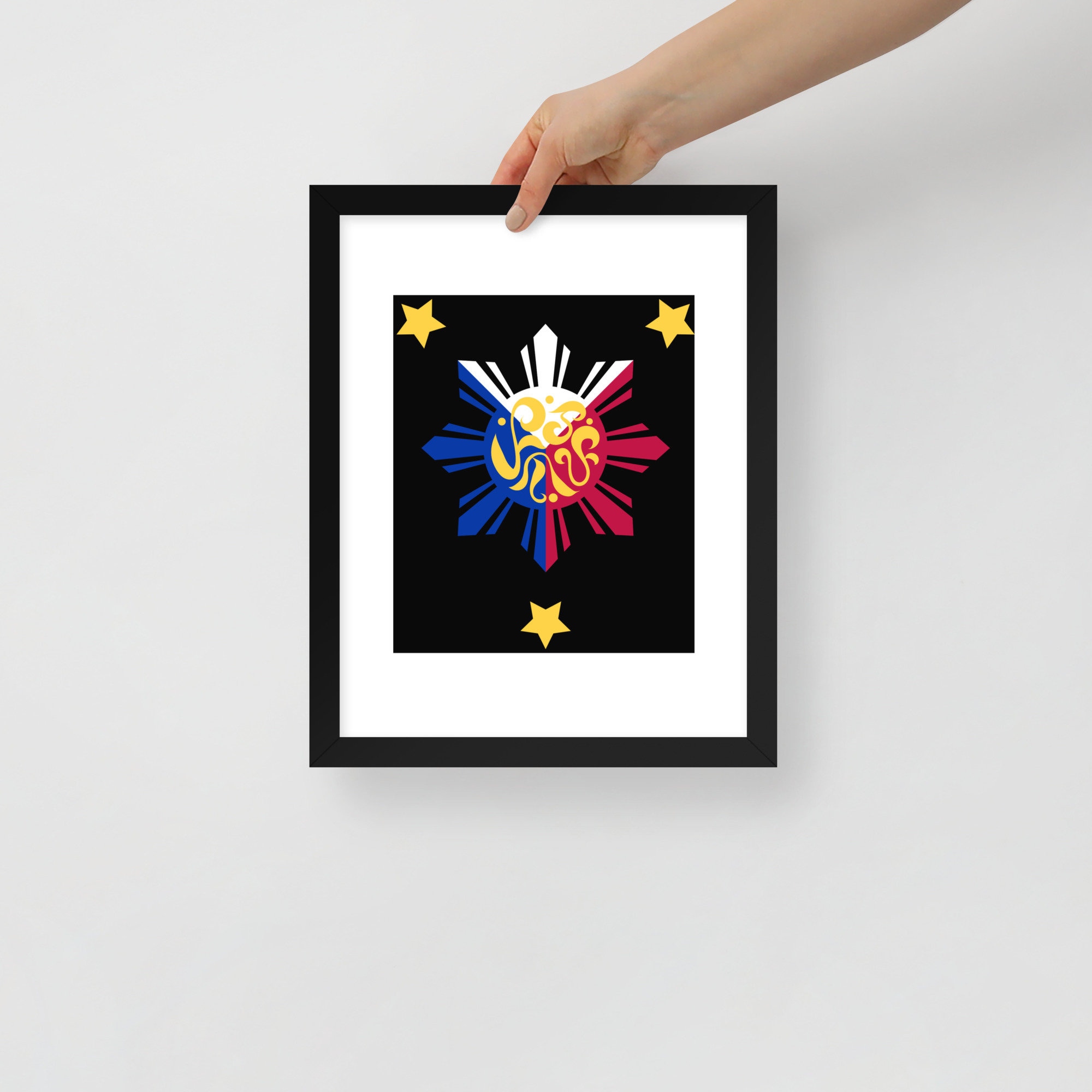 Filipino Poster With Baybayin Script "pilipino", Filipino Art, Home ...