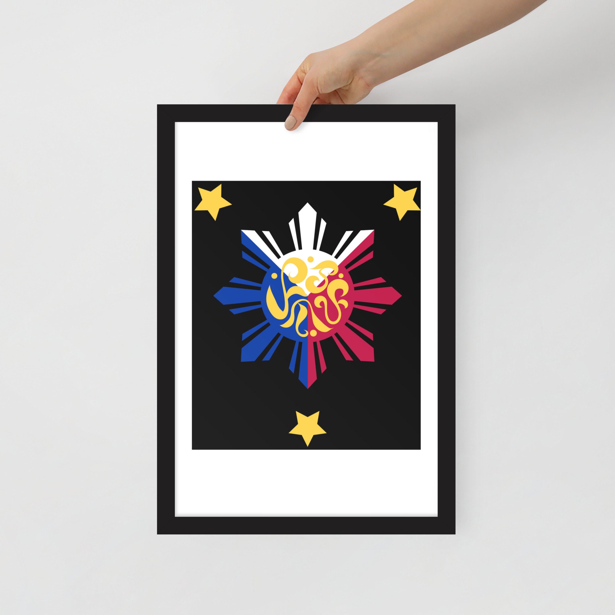 Filipino Poster With Baybayin Script "pilipino", Filipino Art, Home ...