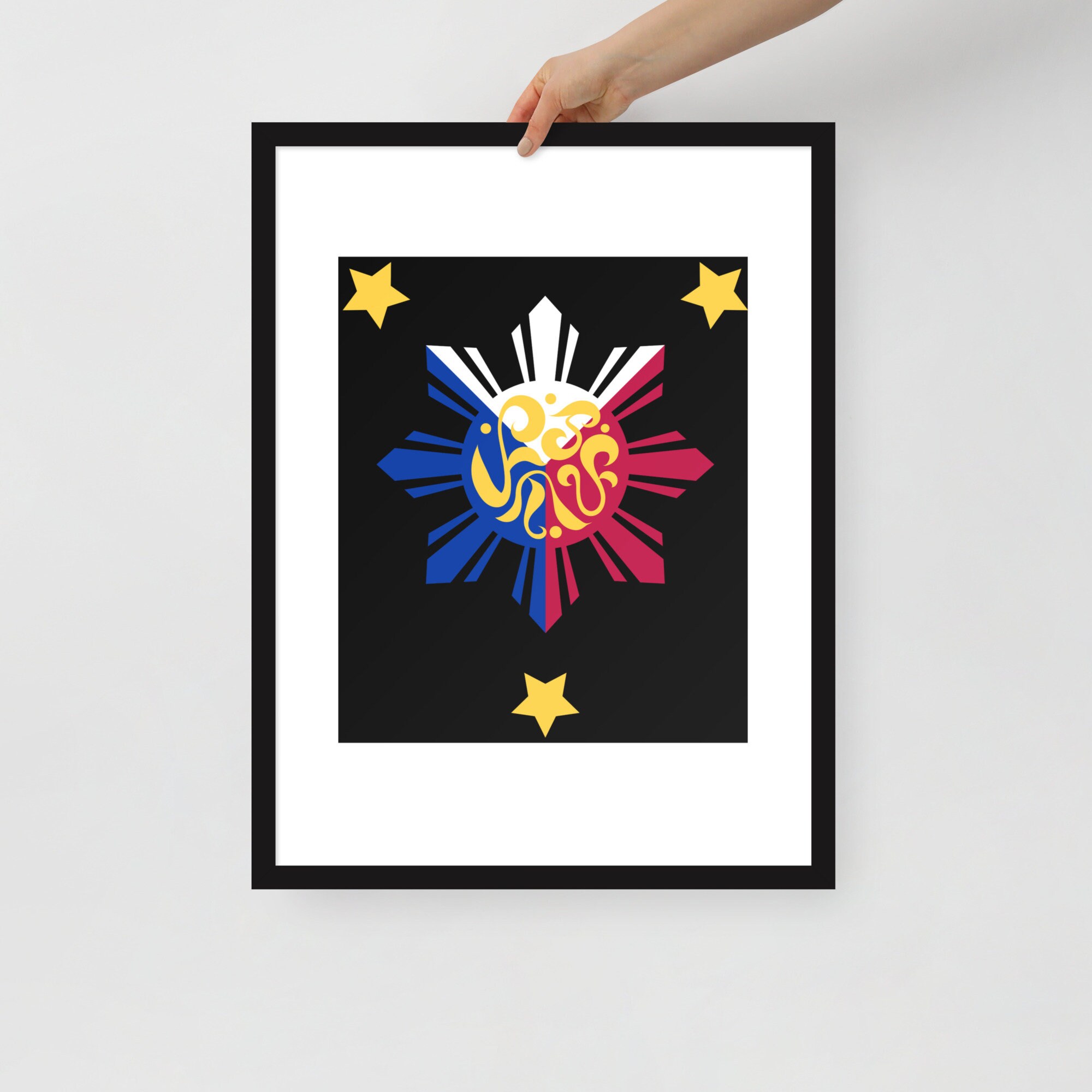 Filipino Poster With Baybayin Script "pilipino", Filipino Art, Home ...