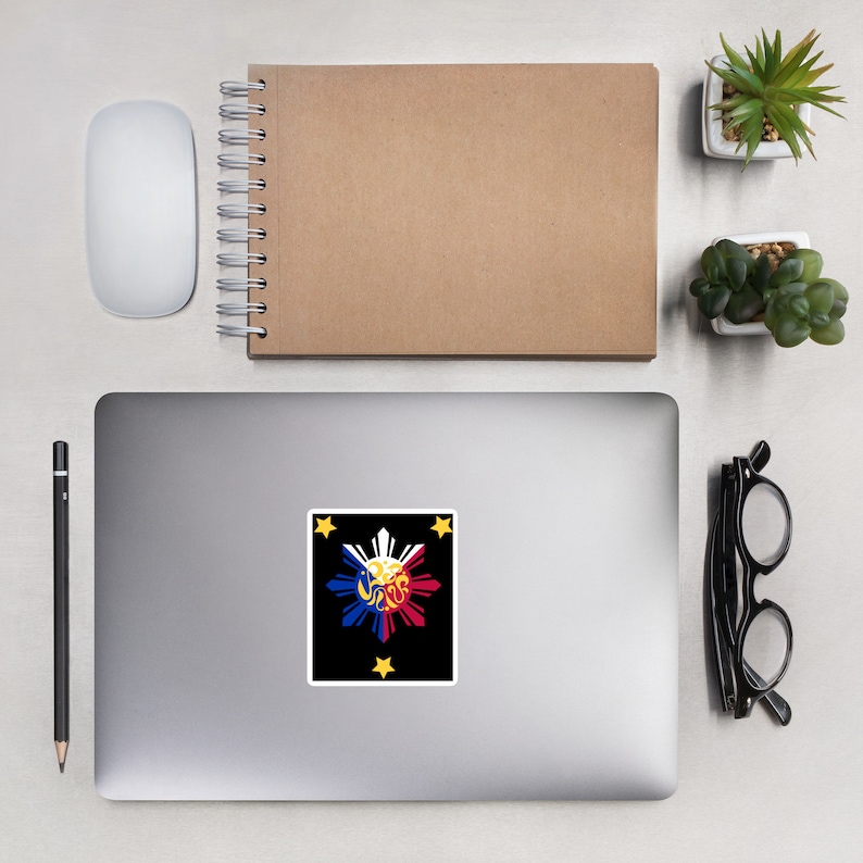 Filipino Baybayin Sticker Meaning "pilipino", Filipino Stationery ...