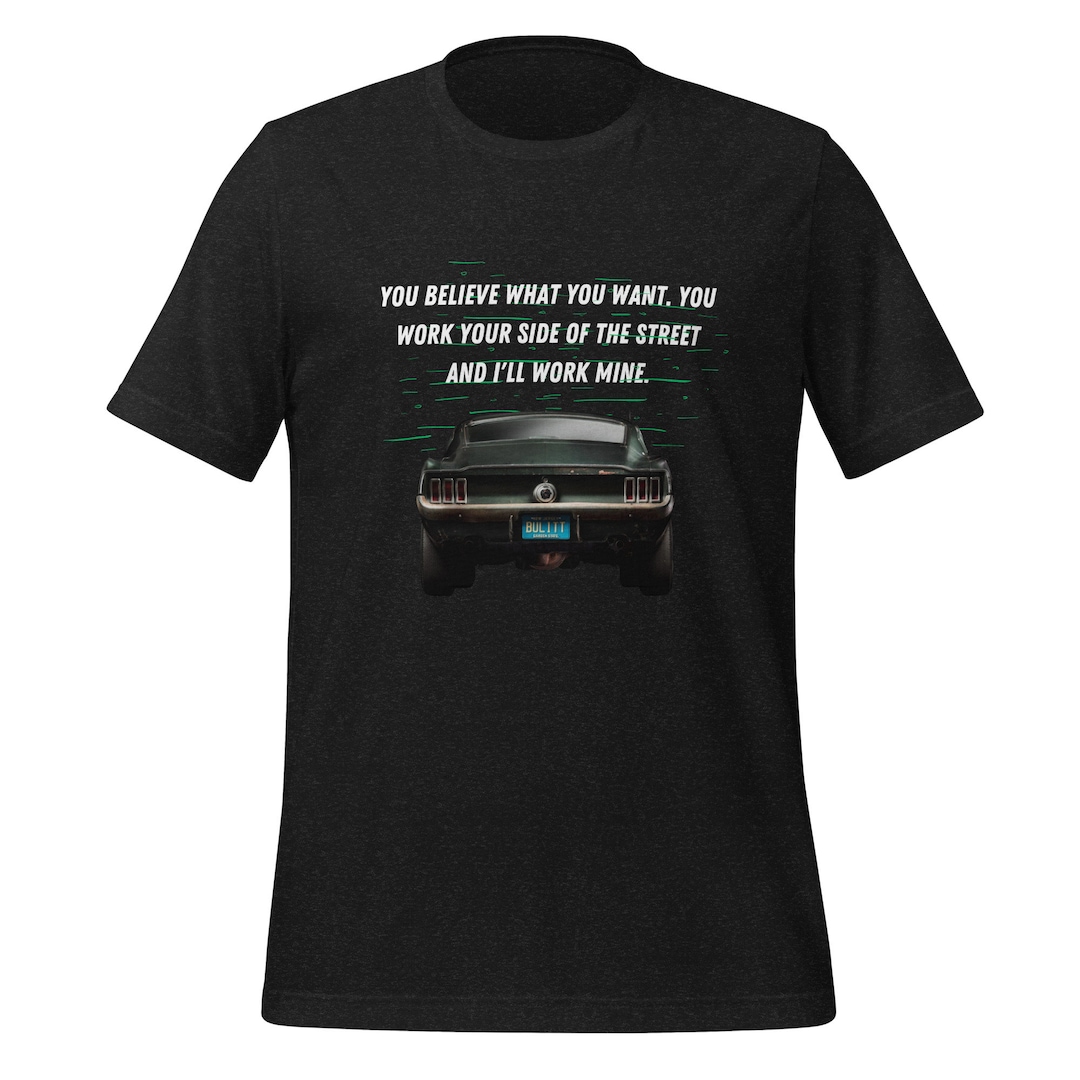 Bullitt Shirt, Ford Mustang, Mustang Lover, 1968 Ford Mustang, Gifts ...