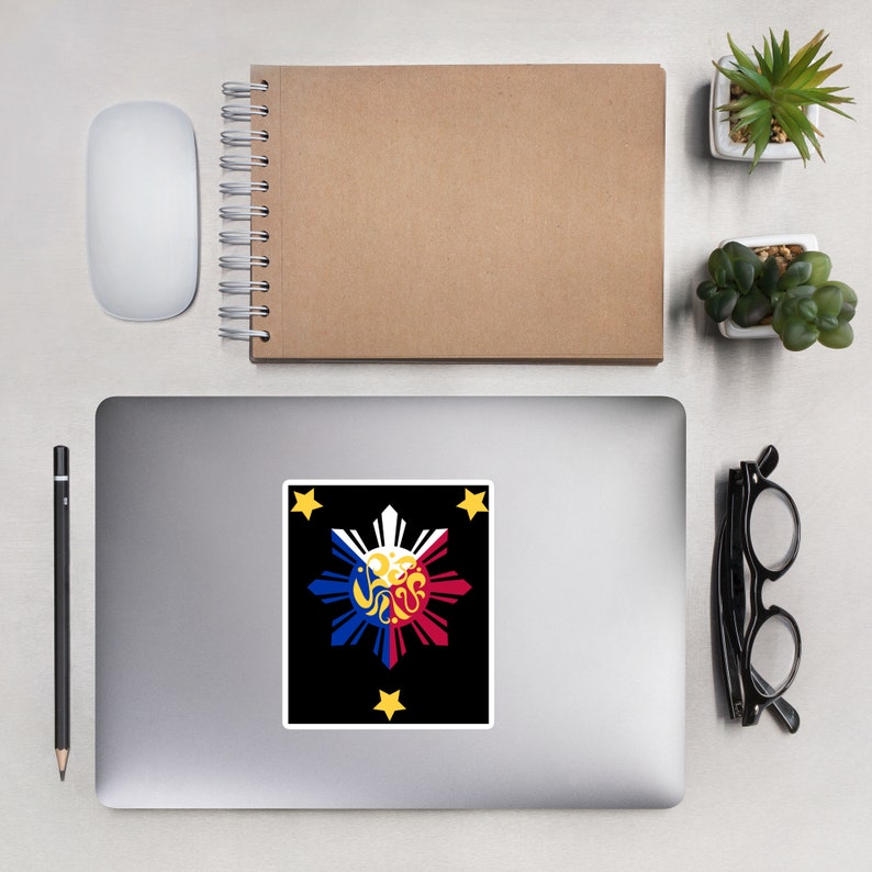 Filipino Baybayin Sticker Meaning "pilipino", Filipino Stationery ...