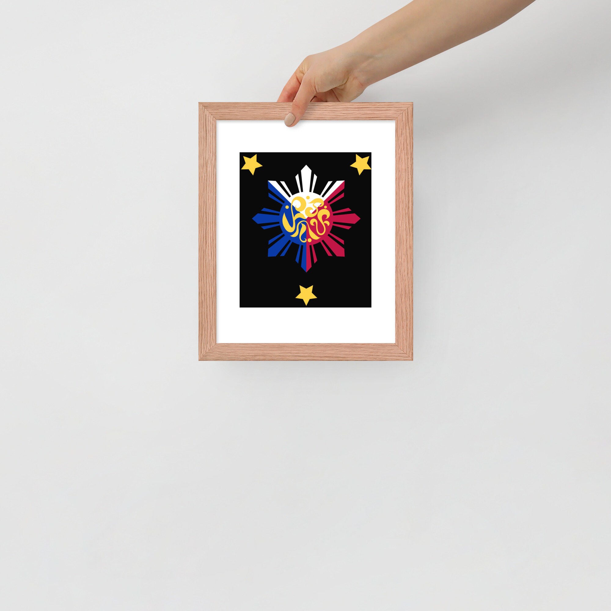 Filipino Poster With Baybayin Script "pilipino", Filipino Art, Home ...