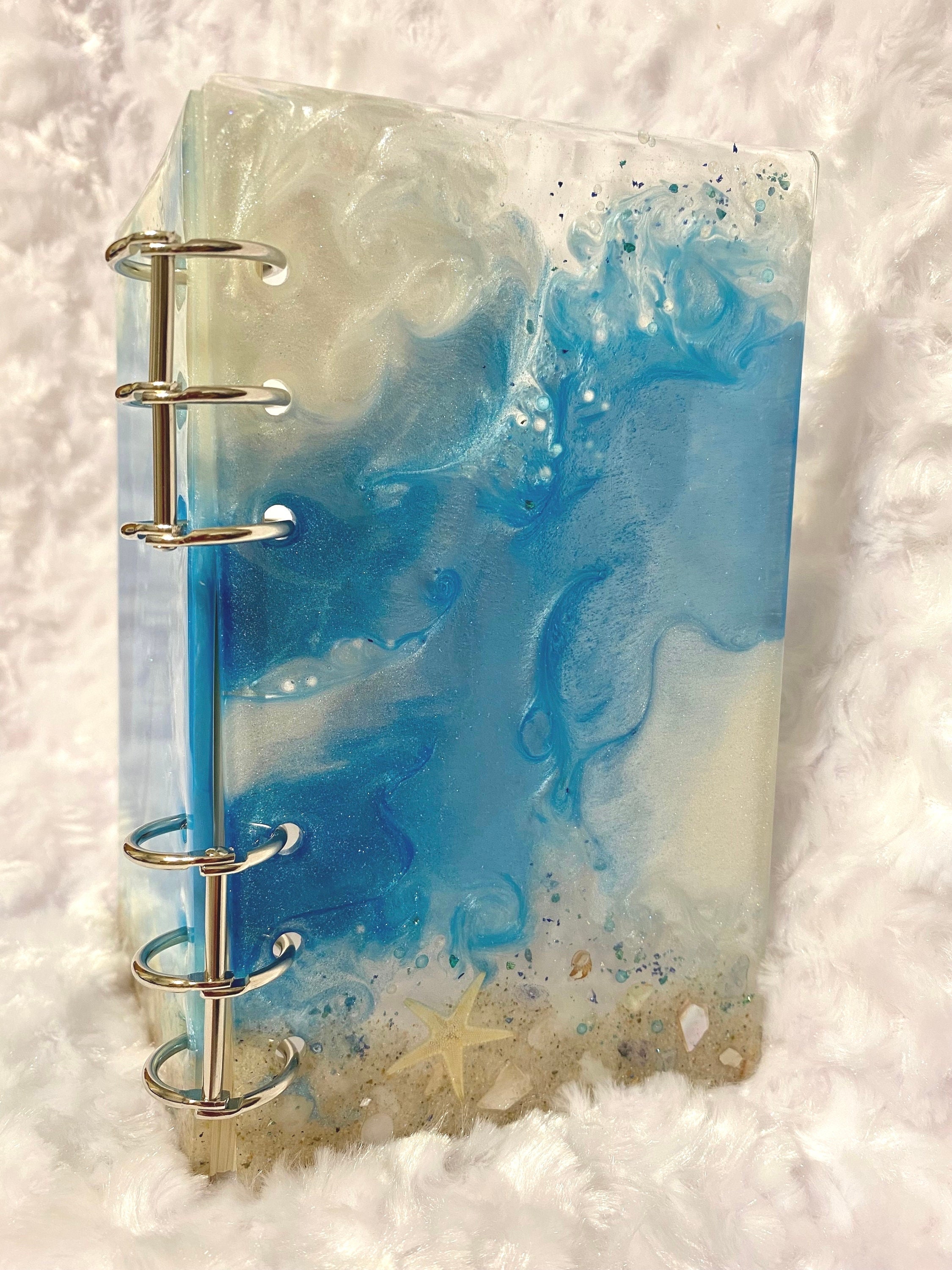 Beautiful Beach Theme Journal/resin Notebook/handmade Resin Diary/may ...
