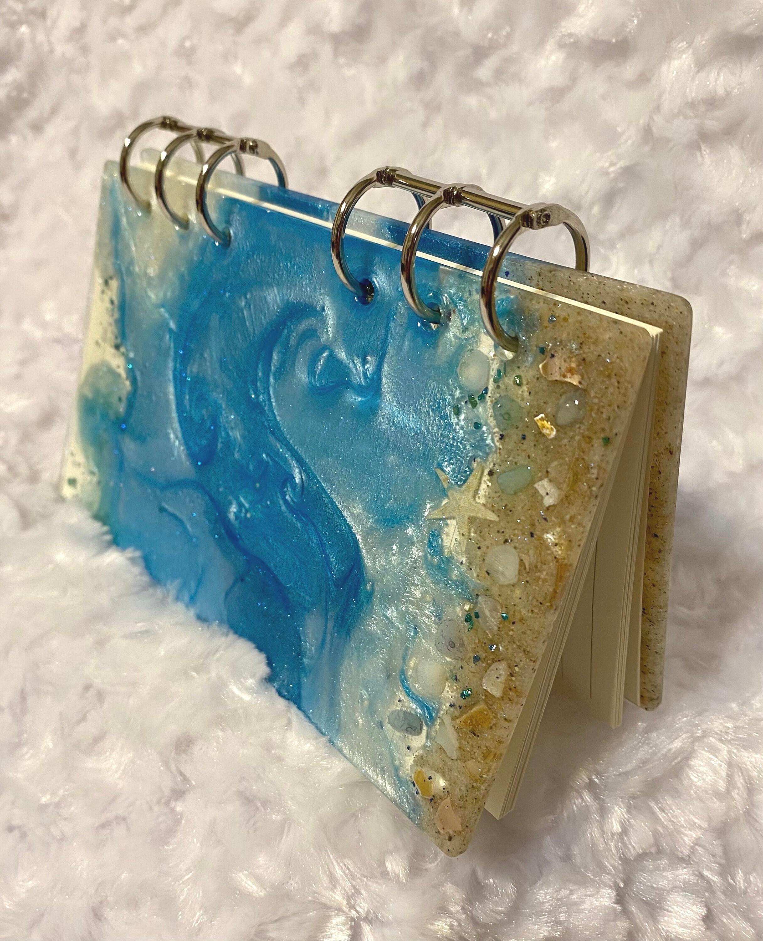 Beautiful Beach Theme Journal/resin Notebook/handmade Resin Diary/may ...