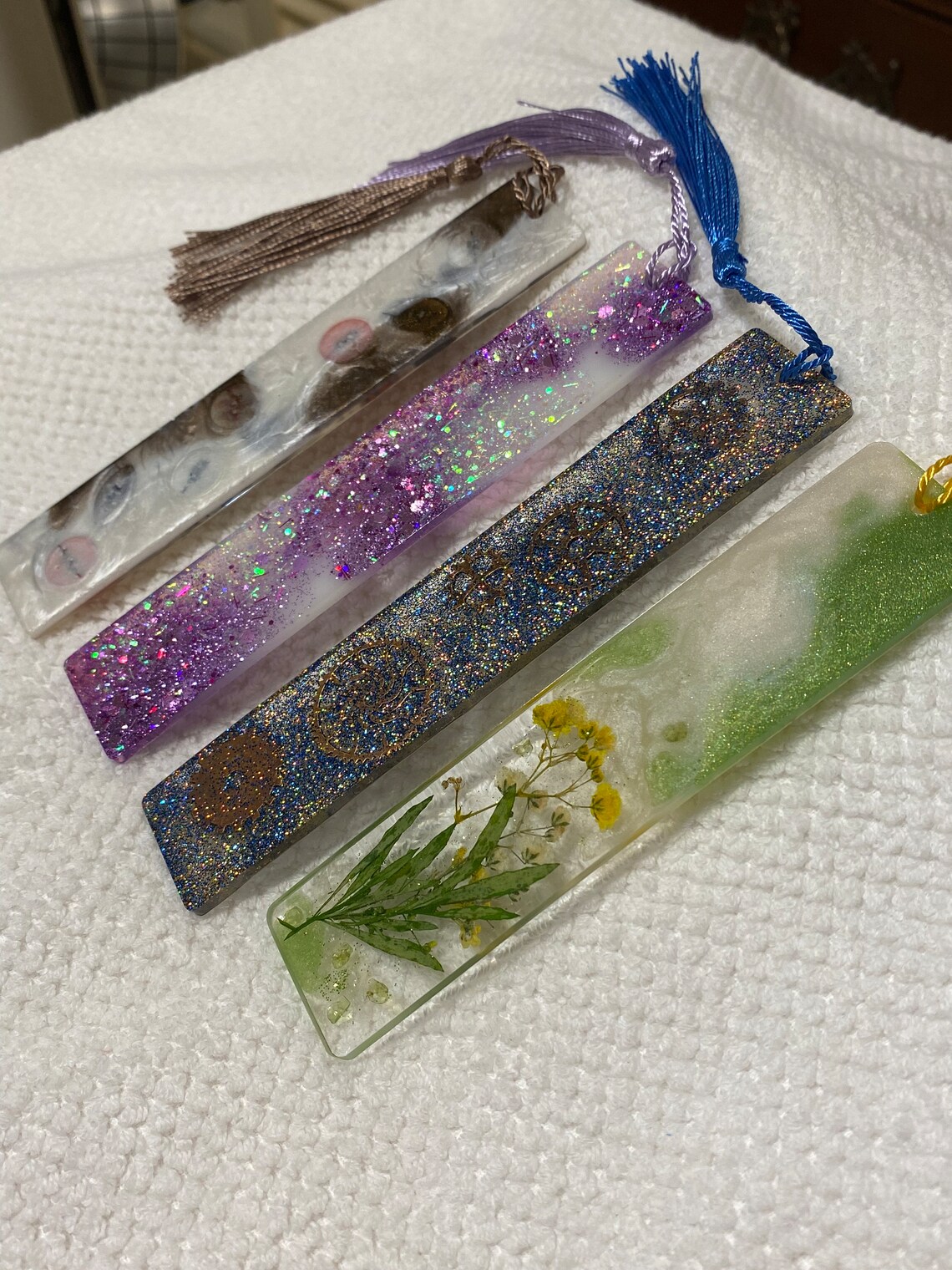 Bookmark Gift Set/resin Bookmarks for Friends or Co-workers/handmade ...