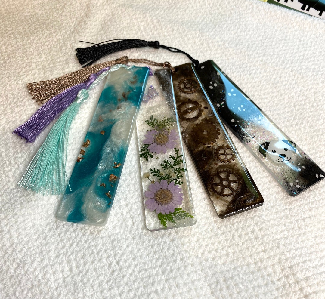 Bookmark Gift Set/resin Bookmarks for Friends or Co-workers/handmade ...
