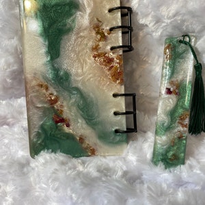 Garden Journal/resin Notebook/handmade Resin Journal/handmade Resin ...