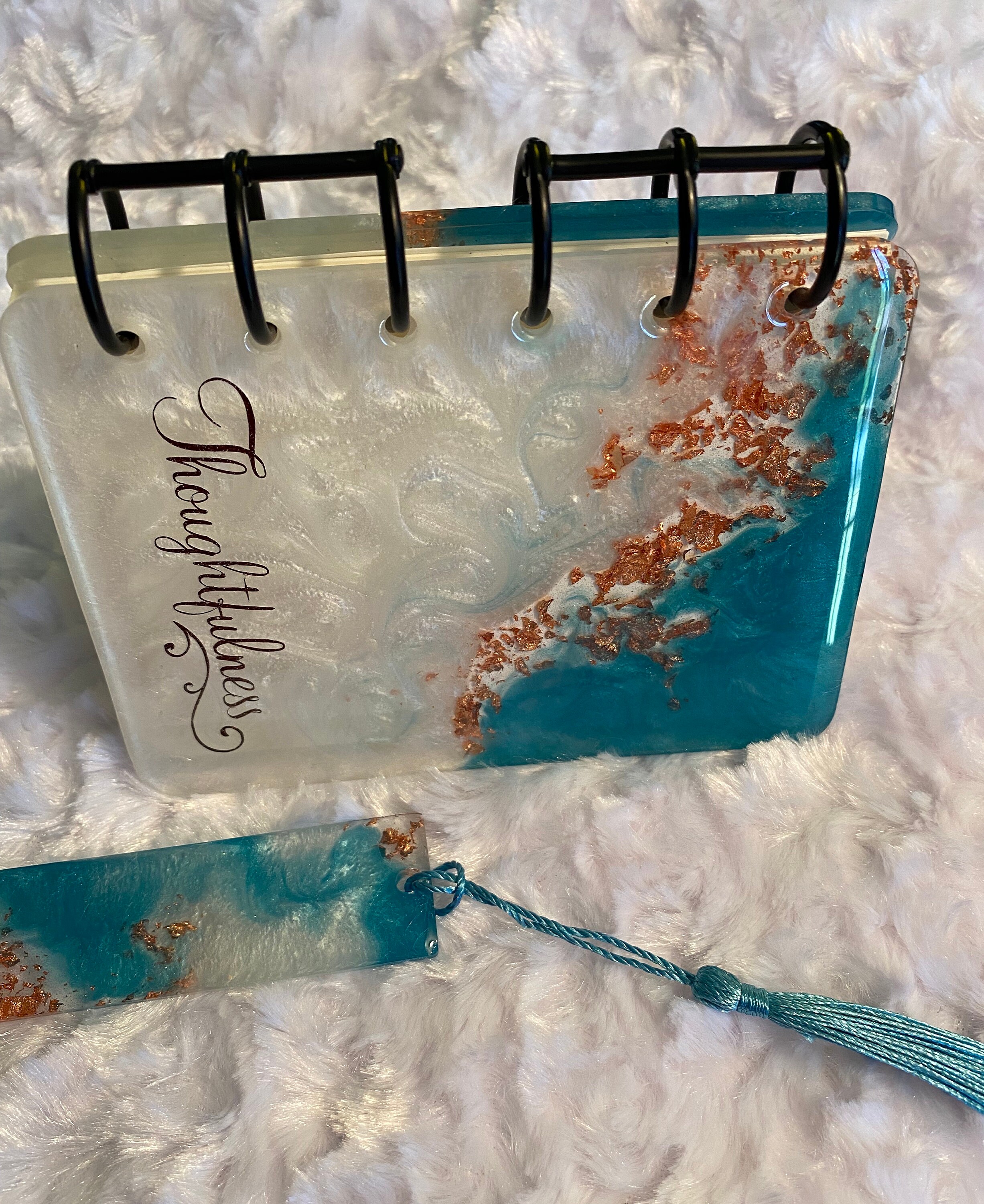 Resin Notebook/handmade Resin Journal/journal Set/ Personal Clutch ...