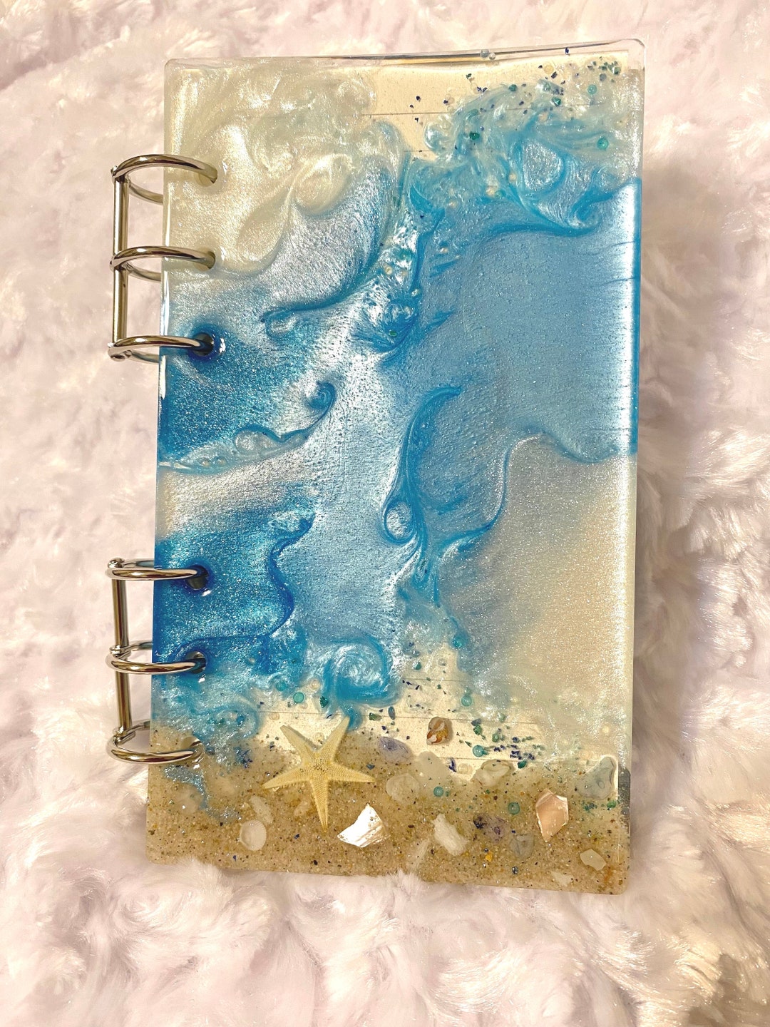 Beautiful Beach Theme Journal/resin Notebook/handmade Resin Diary/may ...