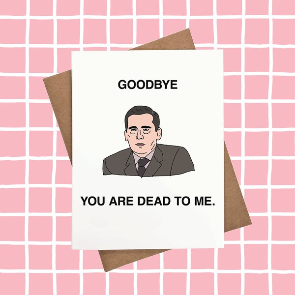 Goodbye Card - Etsy