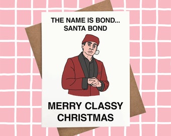 The Office Santa Bond - Etsy