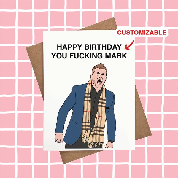 Wrestler Birthday Card - Etsy