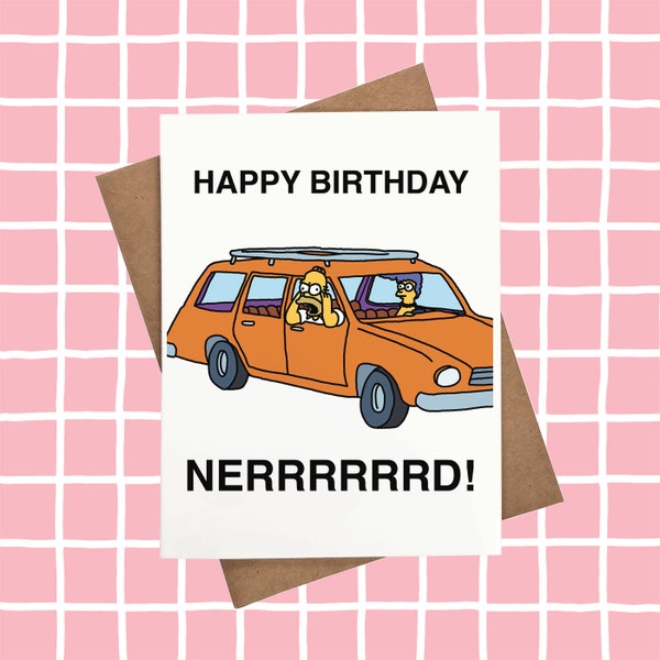 Nerd Card - Etsy