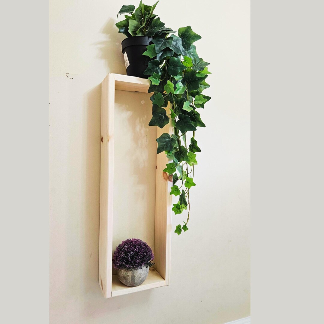 Wood Box Shelf: Rustic Wall Decor - Etsy