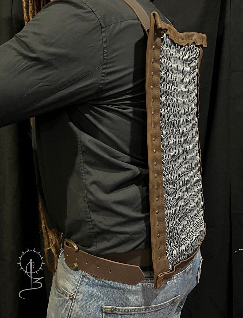 Genuine Leather Chainmail Armor - Etsy