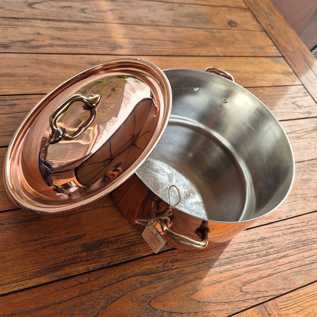 Made in France Stamped, Vintage French Copper Cookware. Copper Pot With ...