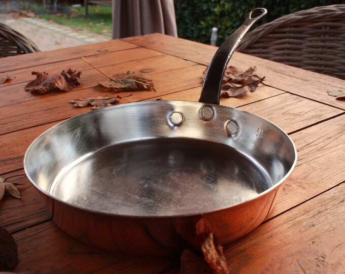 Copper Pan From the Belgian Brand FALK With Cast Iron Handle ...
