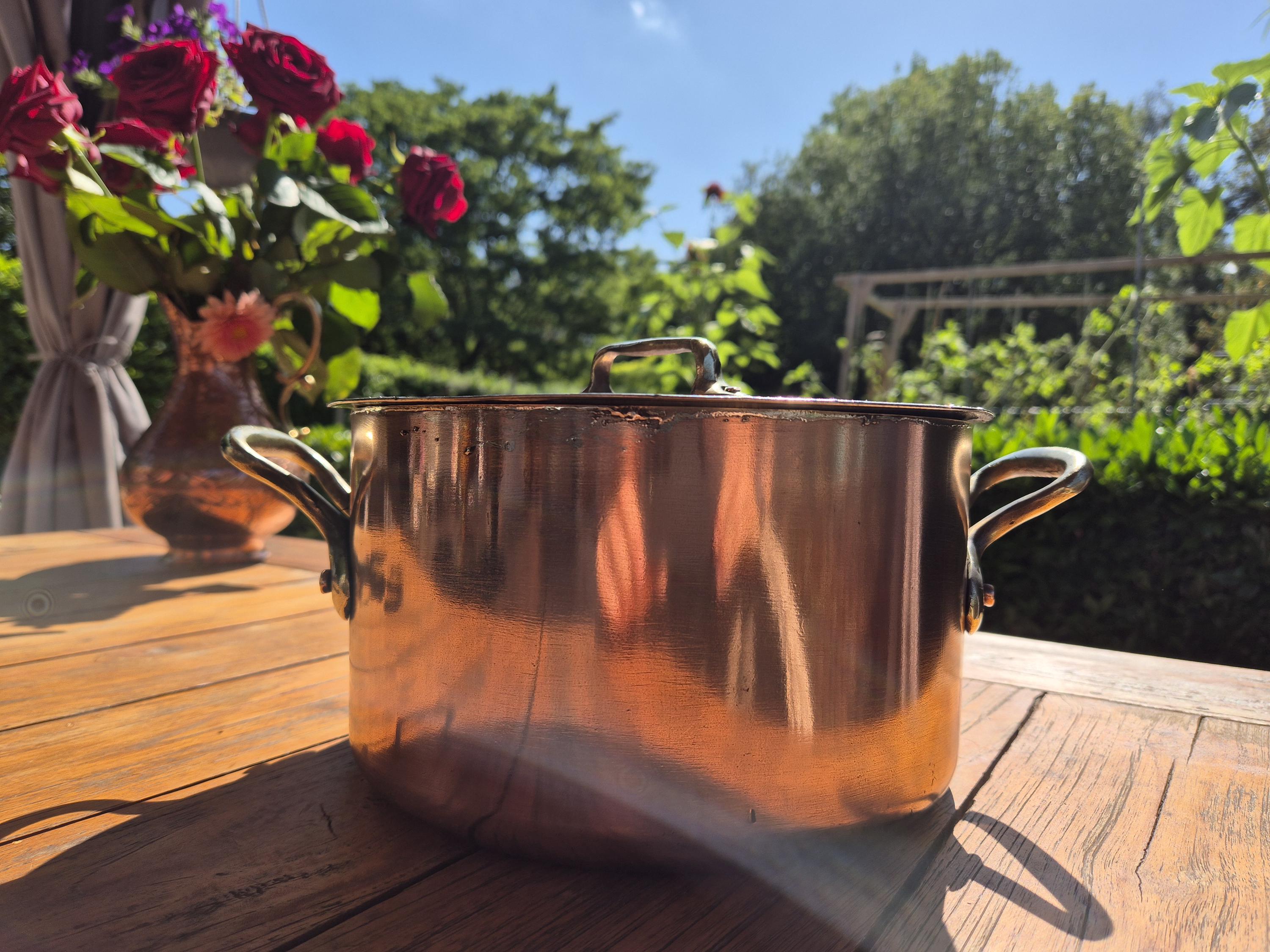 Belgian PETER BRUX Copper Cookware. Copper Pot With Lid. French Copper ...