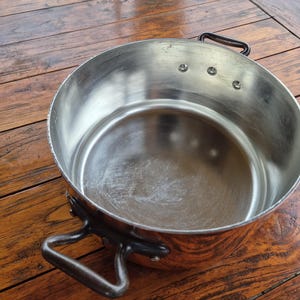 Vintage French Copper Cookware. Copper Pot With Lid. French Cooking Pot ...