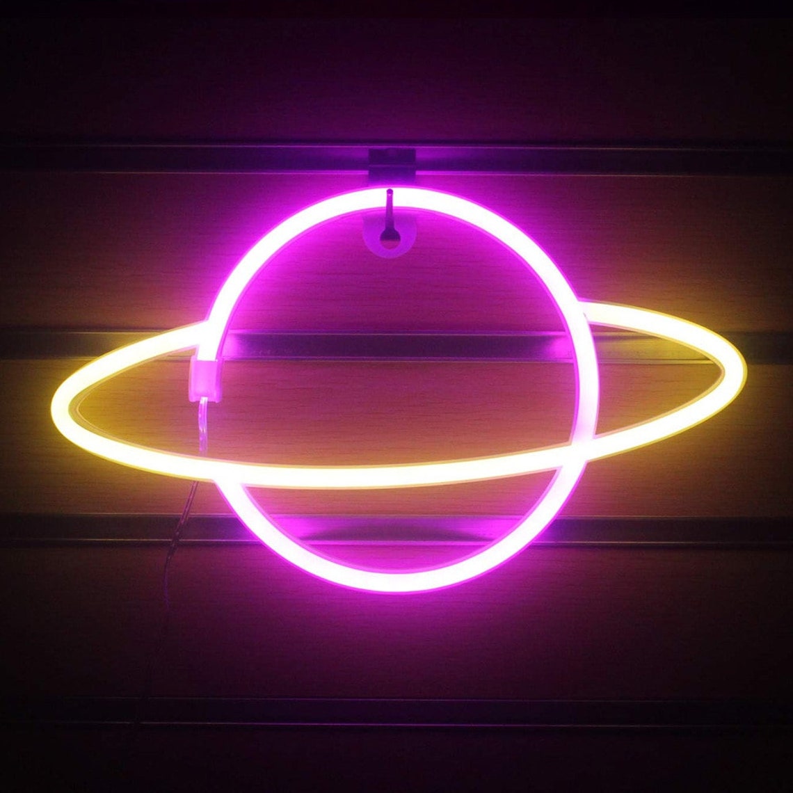 Planet LED Neon Light Sign Bedroom Decor Neon Sign Night - Etsy