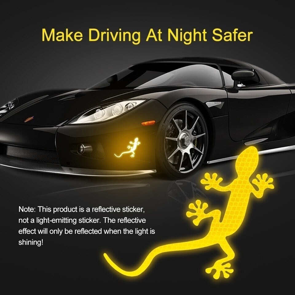 Glow in the Dark Auto Exterior Accessories Reflective Safety Sticker ...