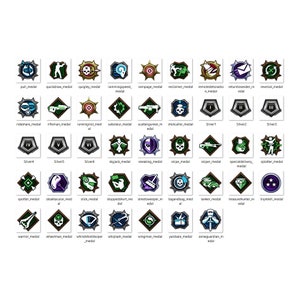 Halo Infinite PNG Medallas Multijugador Insignias CSR Rank Emblem ...
