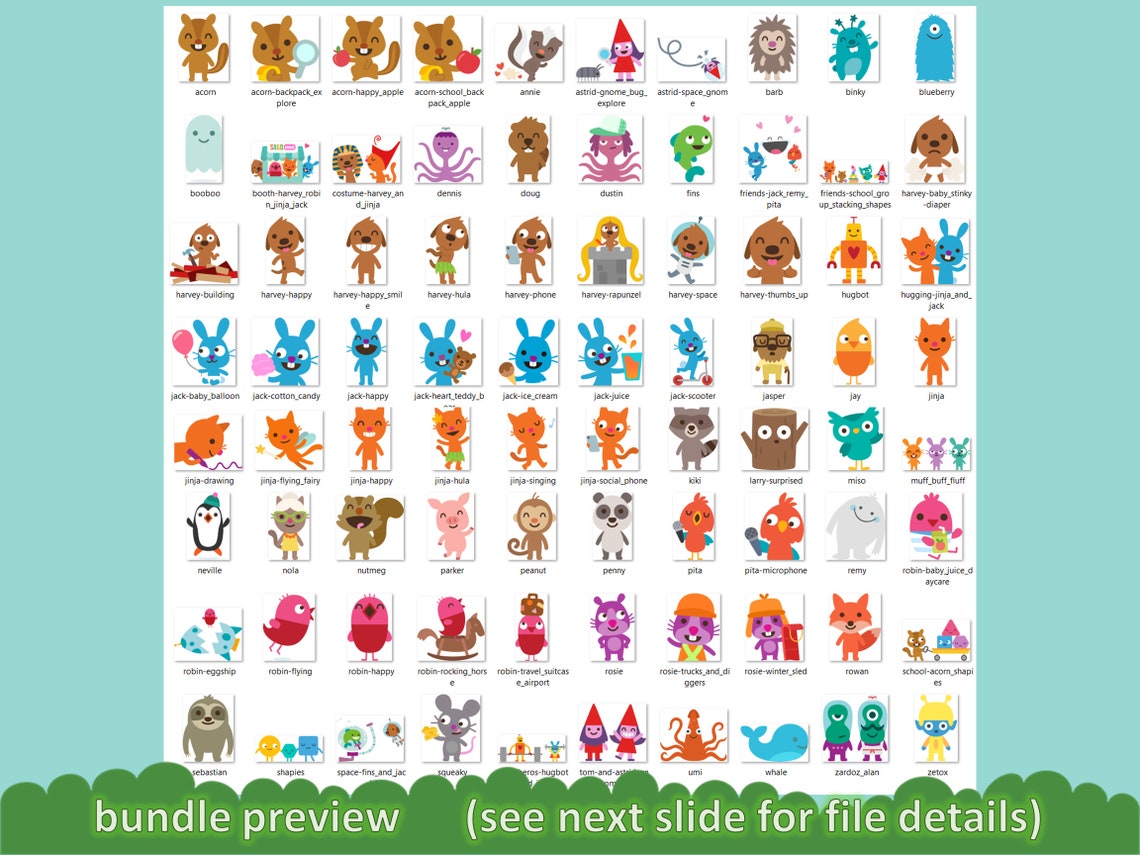 Sago Mini World Characters PNG Clipart | Educational Game Children ...