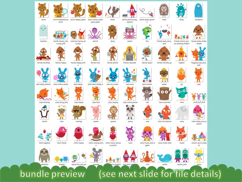 Sago Mini World Characters PNG Clipart / Juego educativo Niños Robin ...
