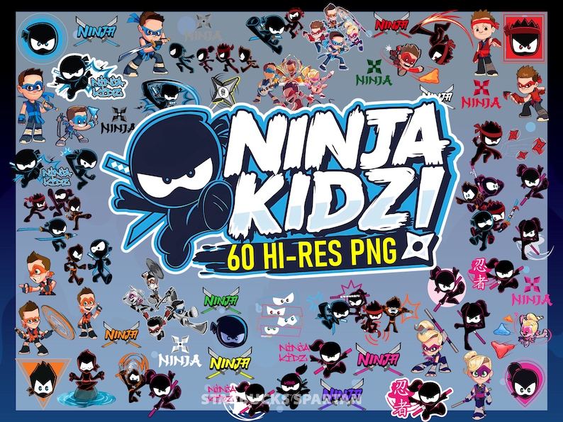 High-resolution Ninja Youtube PNG Clipart Bryton Ashton Paxton Payton ...