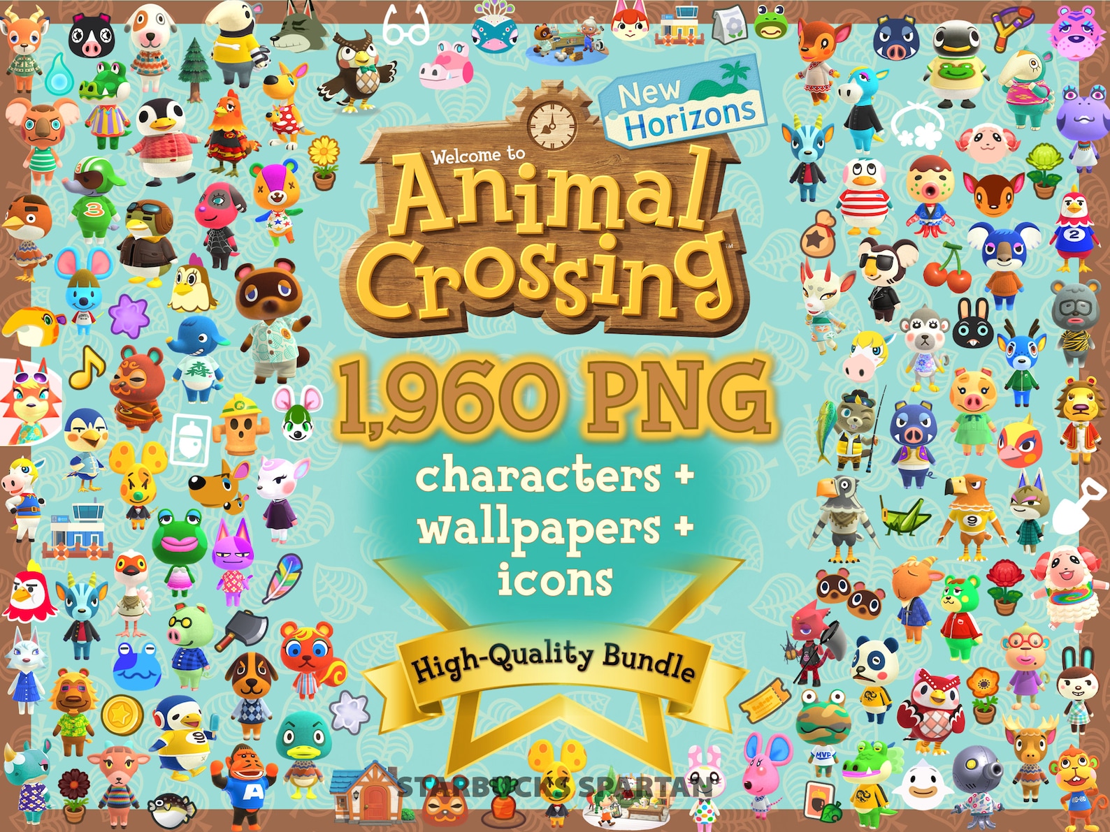 CHARACTER PNG RARE Villagers Animal Crossing Clipart New Horizons Icons ...