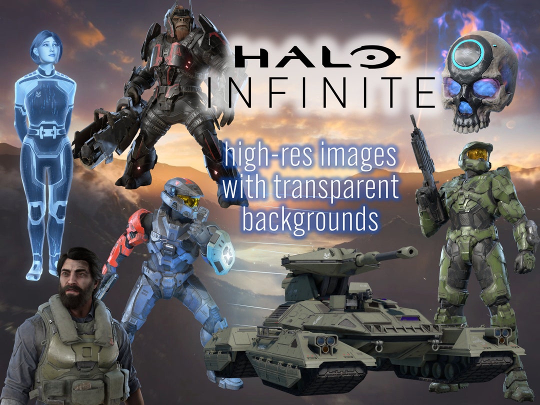 HALO INFINITE Clipart PNG Wallpaper Digital Art Master Chief Spartan ...
