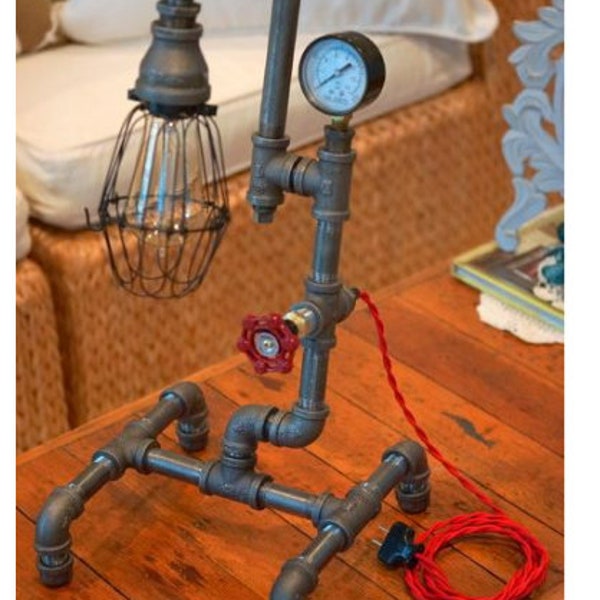 Iron Pipe Lamp - Etsy