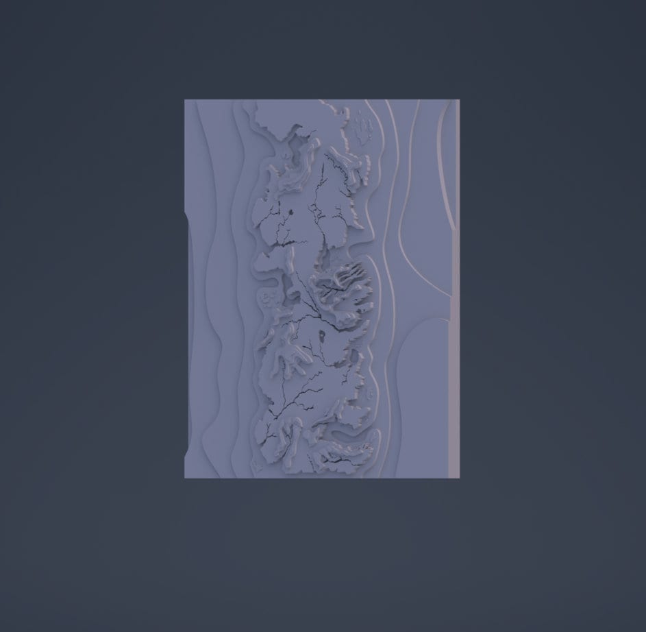 Westeros Game of Thrones 3D Printed Map - Etsy