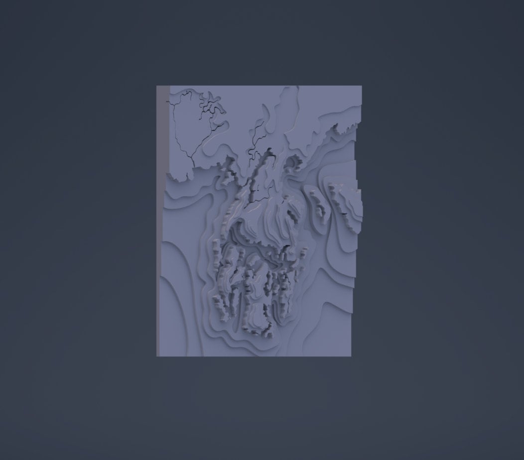 Old Valyria | Valyria | Valyria 3D Print | 3D Printed Map | Game of ...