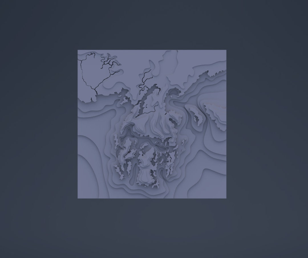Old Valyria | Valyria | Valyria 3D Print | 3D Printed Map | Game of ...