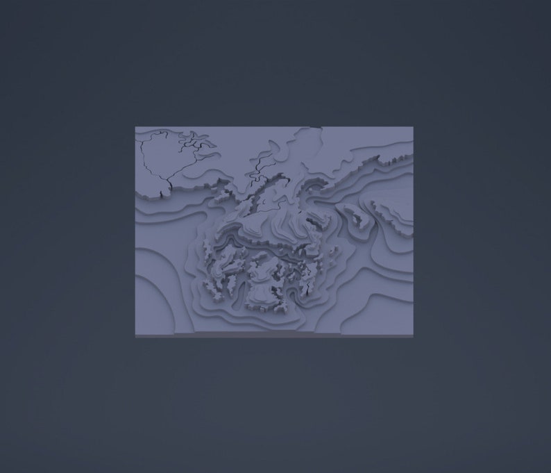 Old Valyria | Valyria | Valyria 3D Print | 3D Printed Map | Game of ...