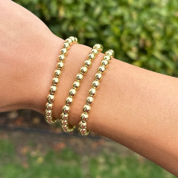 18k Gold Bracelet - Etsy