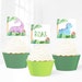 Volcano Dinosaurs Cupcake Toppers - Digital Birthday Supplies ...