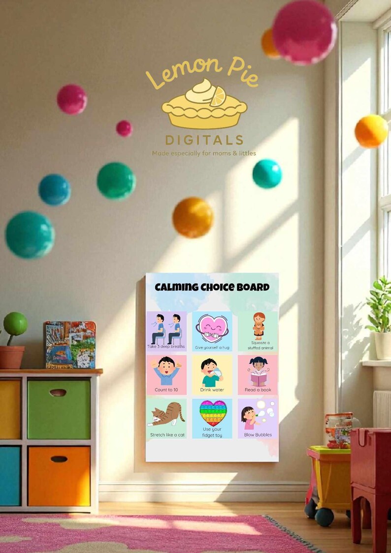 Printable Calm Down Corner Kit | Kids Emotional Regulation (PDF ...