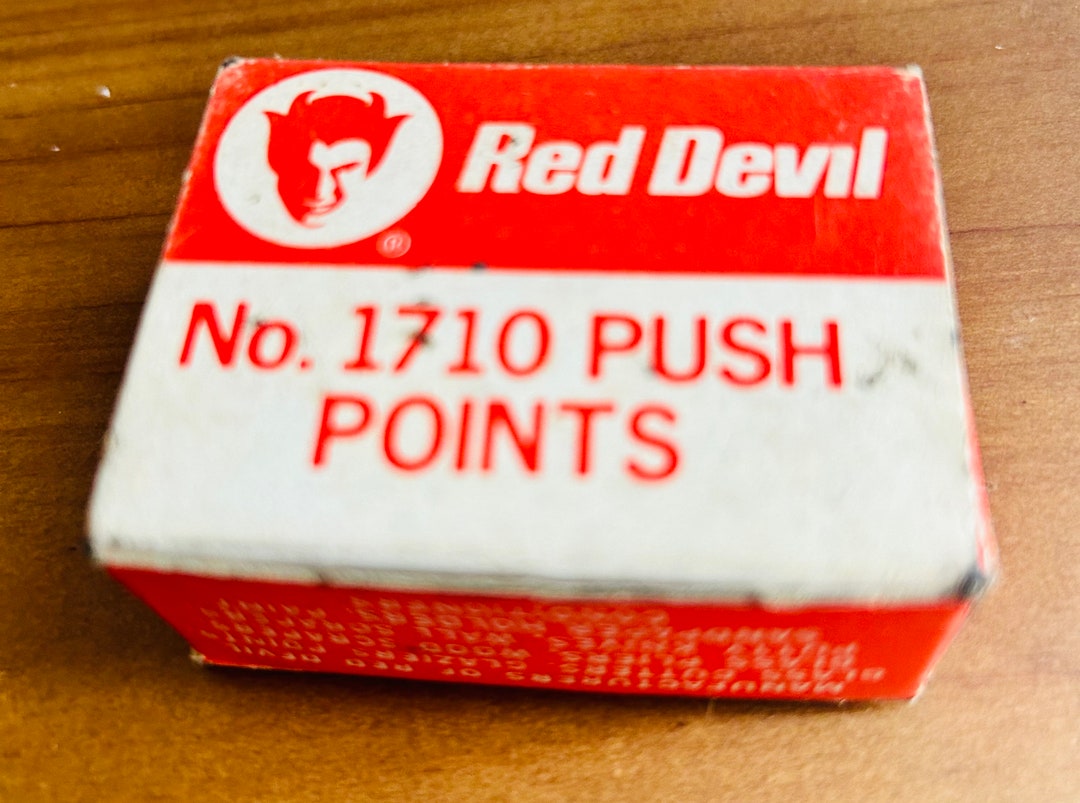 Red Devil Push Points - Etsy