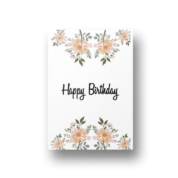 Formal Birthday Card - Etsy