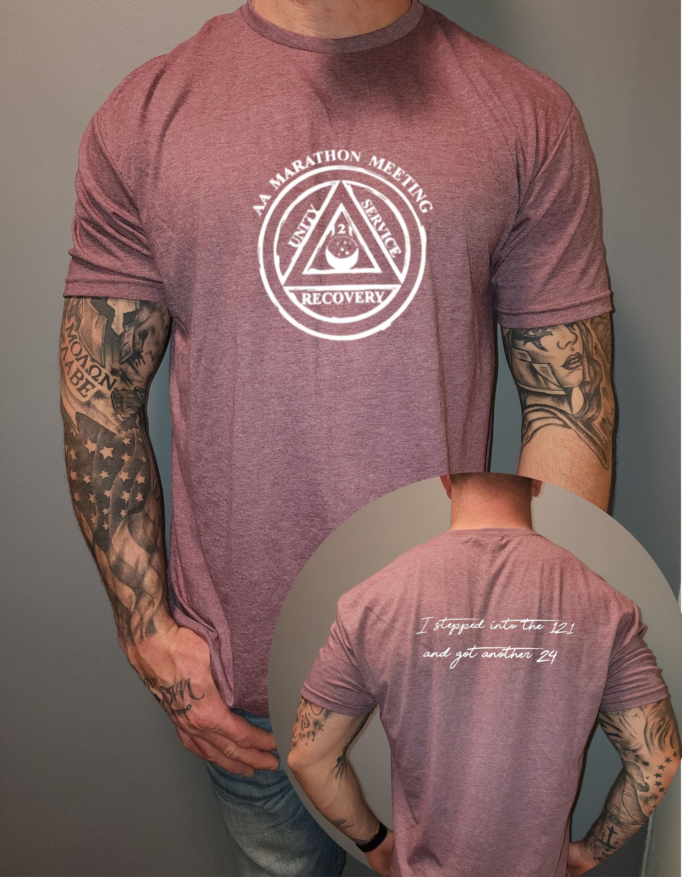 121 Alcoholics Anonymous Meeting Shirt Recovery Shirt AA Meeting Shirt ...