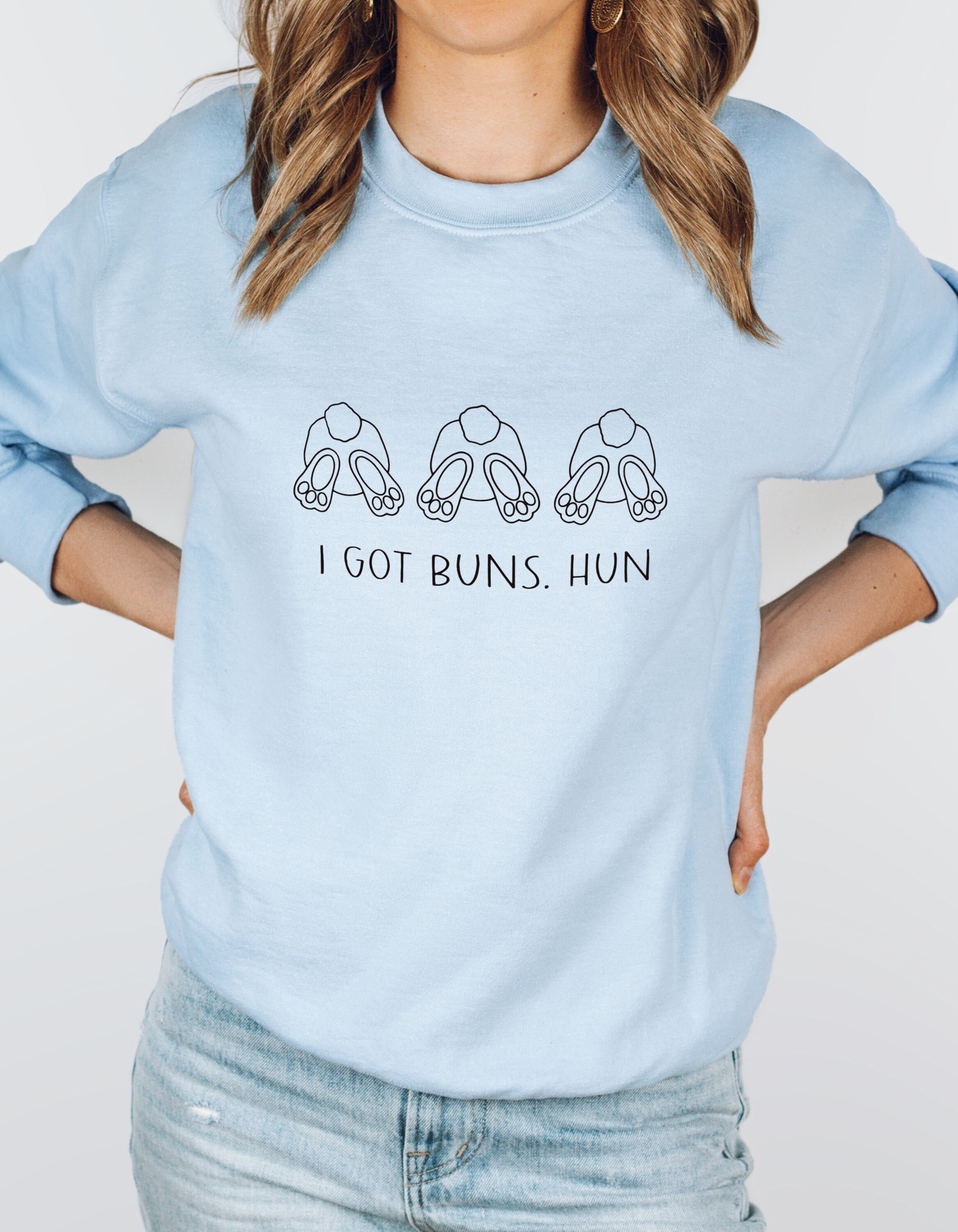 Cute Bunny Shirt Bunny Gift for Women I Got Buns Hun Shirt Gift for ...