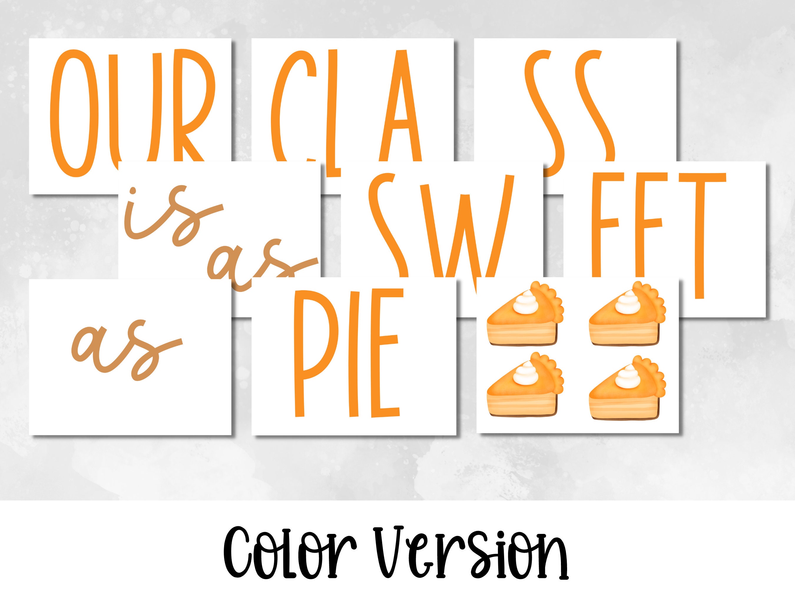 Thanksgiving Bulletin Board, Classroom Bulletin Board, Digital Download ...