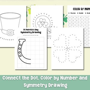 St. Patrick's Day Activity, Coloring Activity, St. Patrick's Day ...