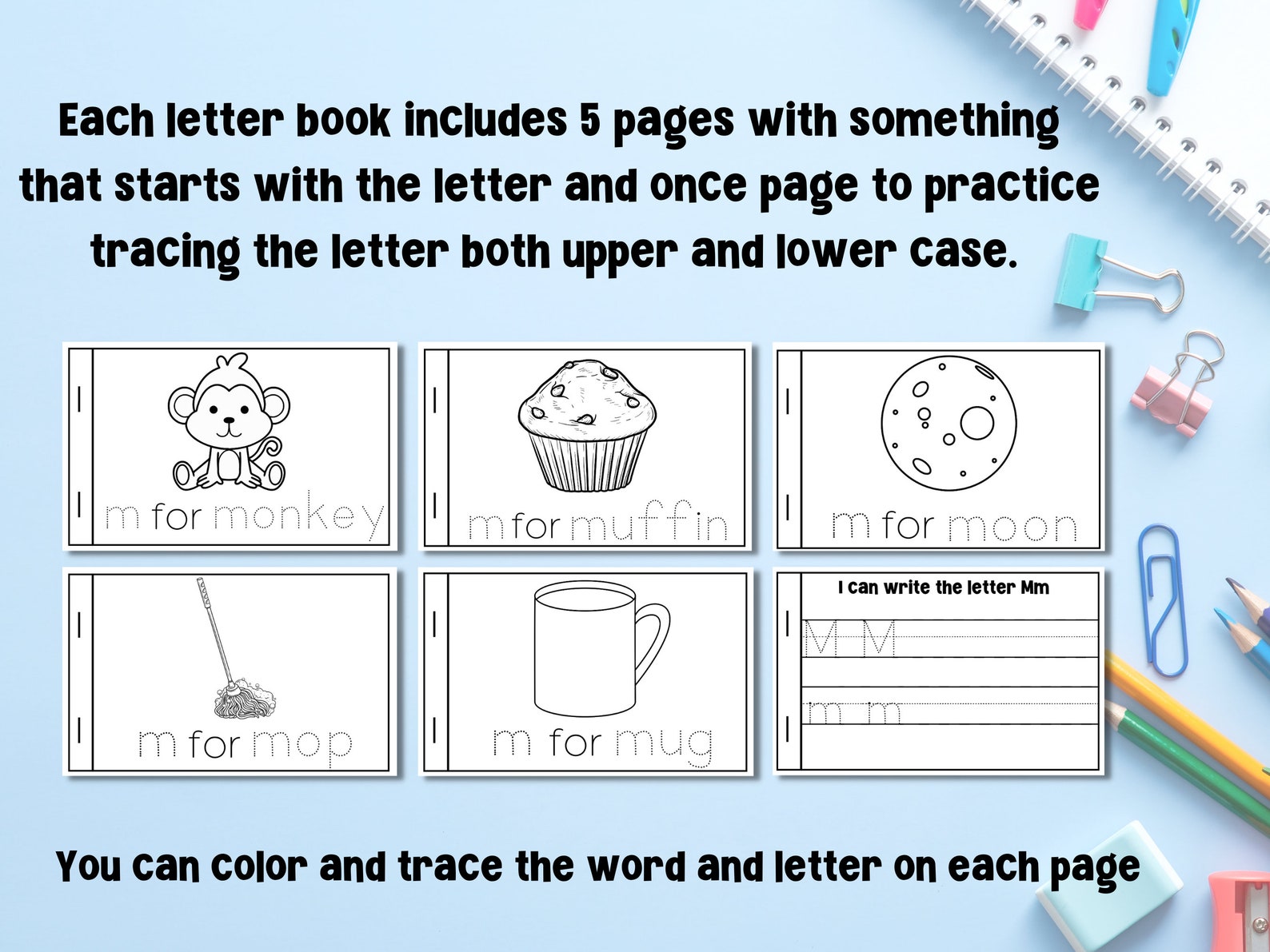 ABC Book, Alphabet Book, ABC, Alphabet, Letters, Alphabet Mini Book ...