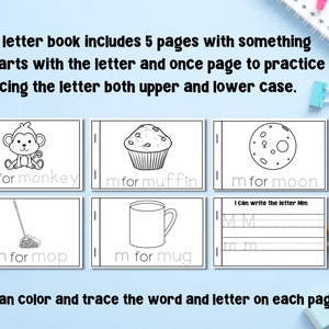 ABC Book, Alphabet Book, ABC, Alphabet, Letters, Alphabet Mini Book ...