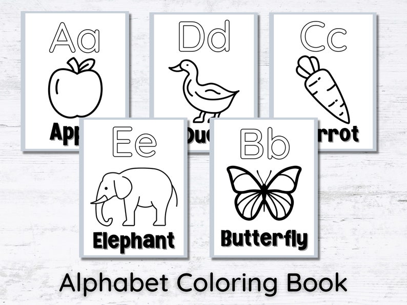 Alphabet Activities, ABC Worksheet, Letters A-Z, Learning Letters ...
